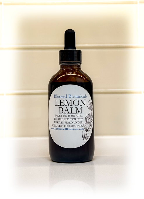 Organic Lemon Balm Extract- All Natural Sleep Aid – Blessed Botanicals