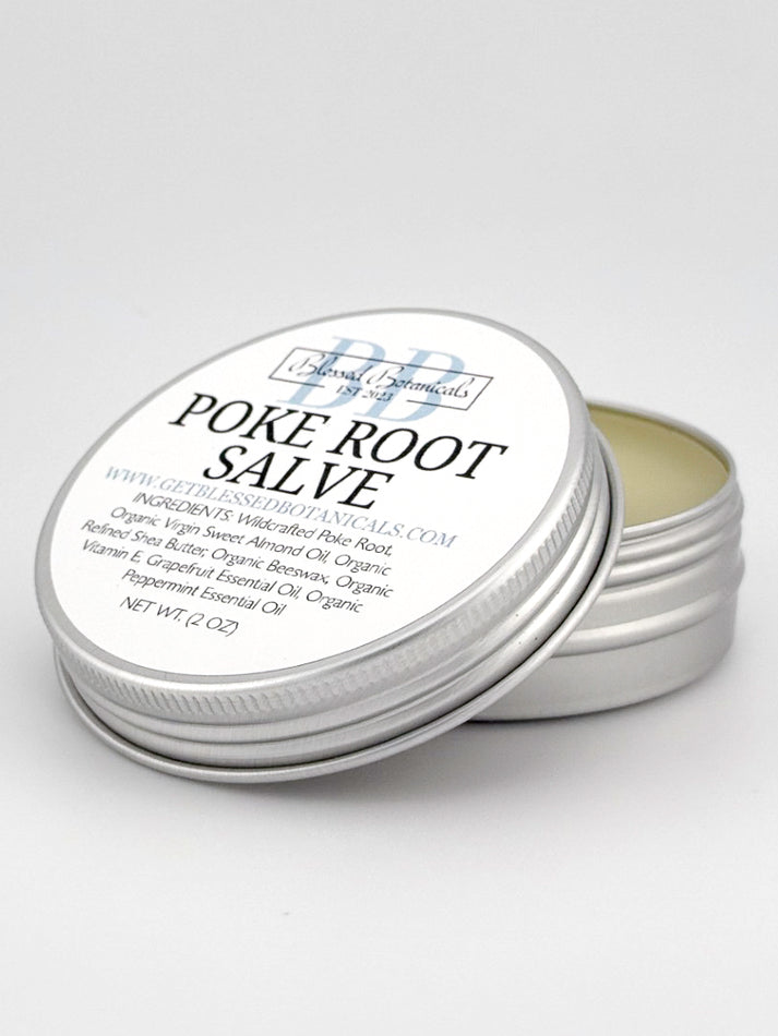 Wildcrafted Poke Root Salve - Great for Lymphatic Drainage, Dark Circl ...